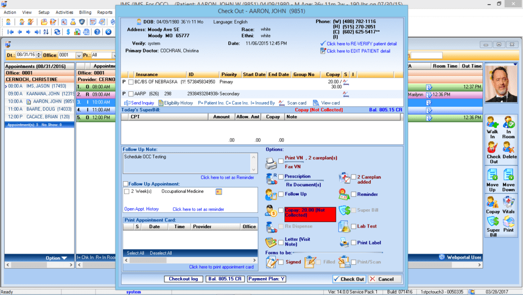 Occupational Medicine EMR Software - 1st Providers Choice