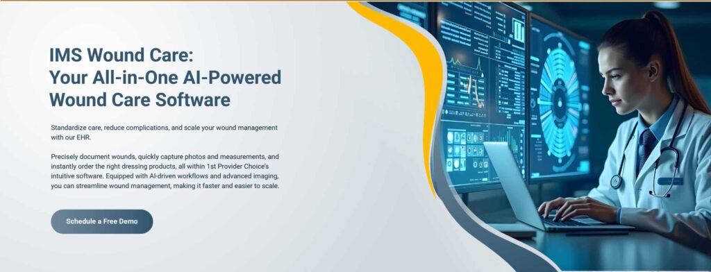 Top Wound Care EMR Software With AI & 3D Imaging